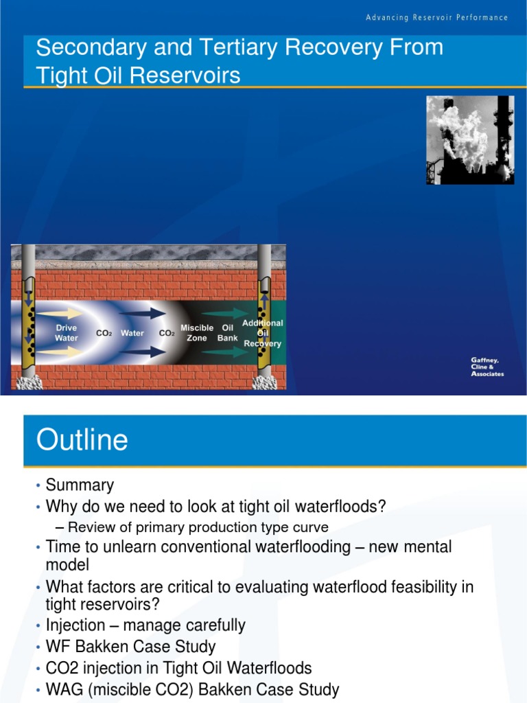 IOR & EOR in Tight Reservoirs - Bakken | PDF | Petroleum Reservoir ...