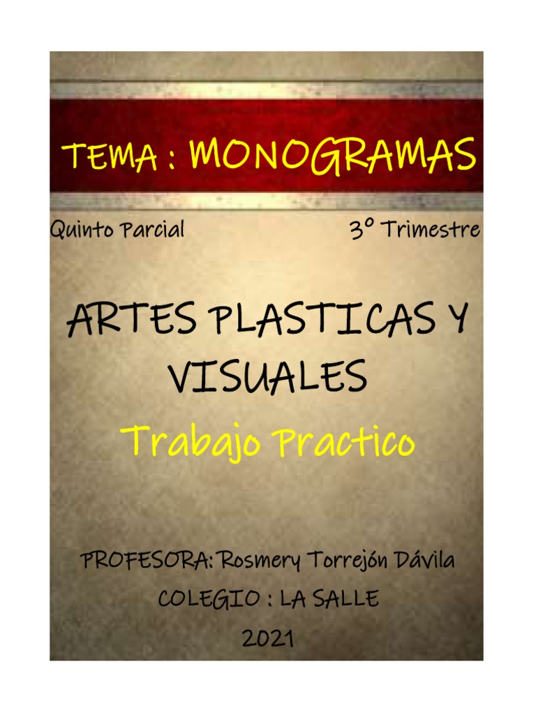 Trabajo Practico Monogramas | PDF