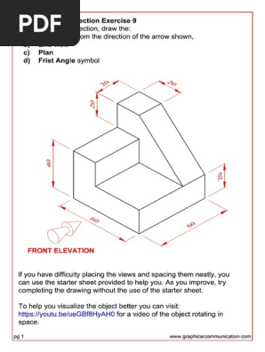 Orthographic Projection Exercises With Answers