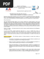 DO 248-25 AEP Guidelines Presentation As of 2.21.25 (For Employers) | PDF | Employment | Travel Visa