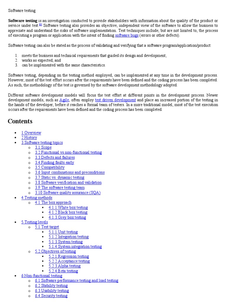 Software Testing | Download Free PDF | Software Testing | Certification