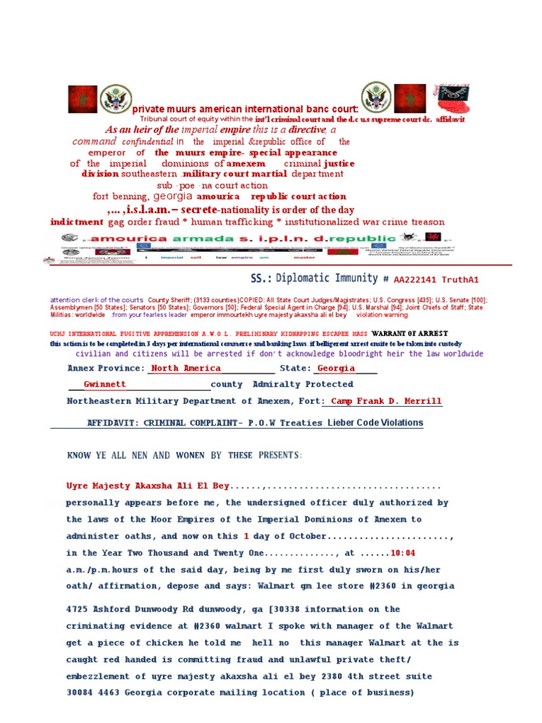 Criminal Complaint Walmart Store 2360 Lieber Code Violation Word ...