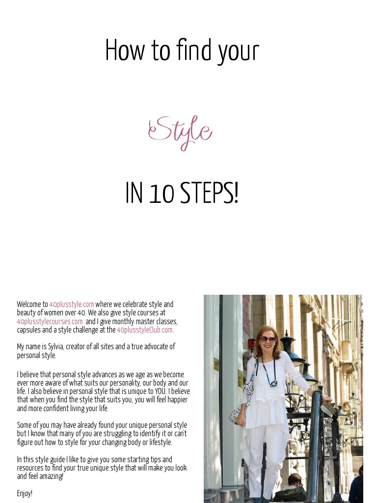 How To Find Your Style in 10 Steps | PDF | Clothing | Fashion