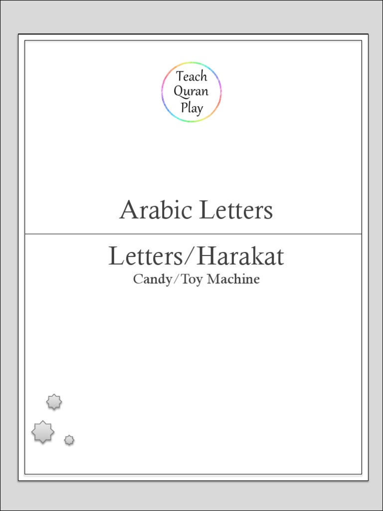 Arabic Letters Letters/Harakat: Teach Quran Play | PDF | Semitic Words ...