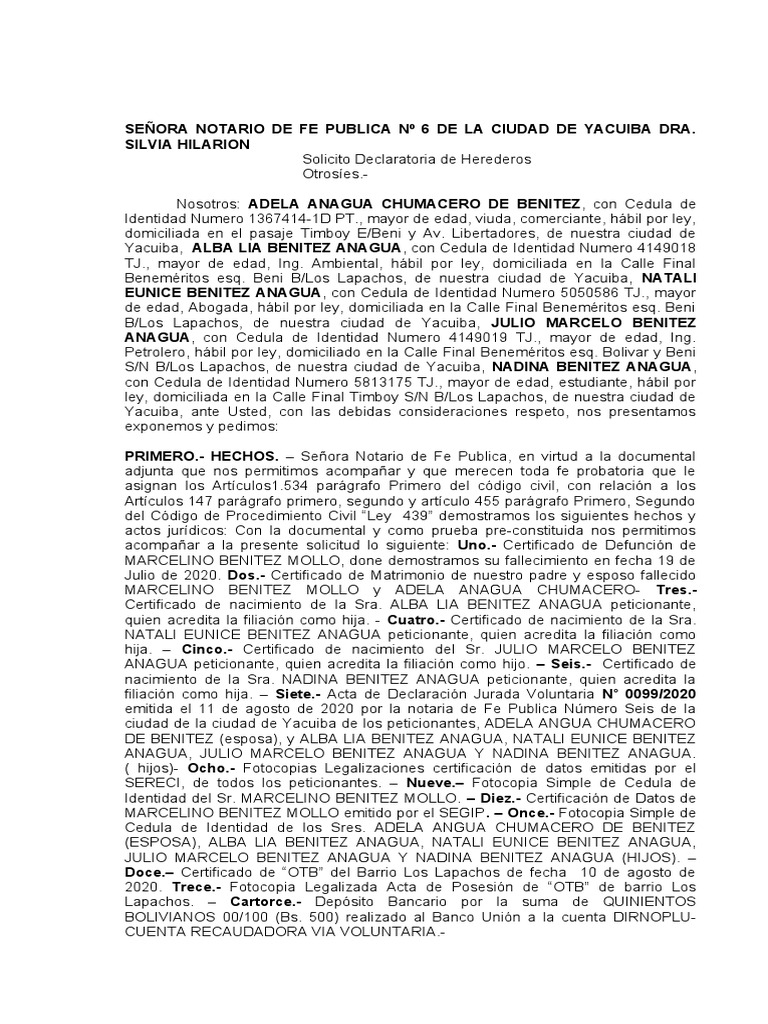 Modelo Declaratoria | PDF | Ley Pública | Gobierno