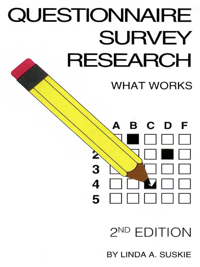 Questionnaire Survey Research What Works 2nd Edition | PDF | Survey ...
