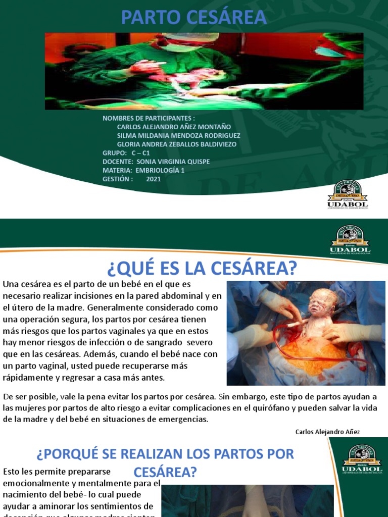 Embriología1 - PARTO CESARIA 1er Parcial 2021 | PDF | Parto | Seccion ...