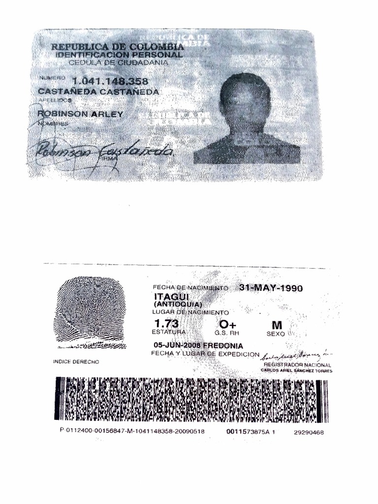 Cedula Robinson | PDF