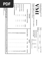 TVPS-3 Scoring Sheet | PDF | Neuropsychological Assessment | Brain