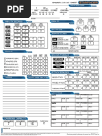 Starfinder - Character Sheet (Fillable) | PDF | Leisure Activities ...