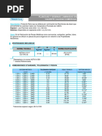 Tabla de Pesos, Espesores y Tolerancias de Láminas | PDF