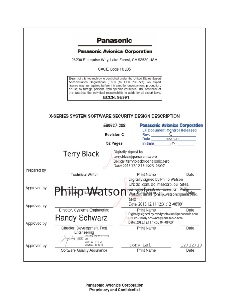 Ife 560637-208 - Ex2 System Software Security Desing Description | PDF ...