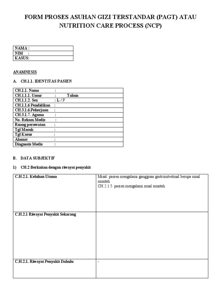 Form Pagt | PDF