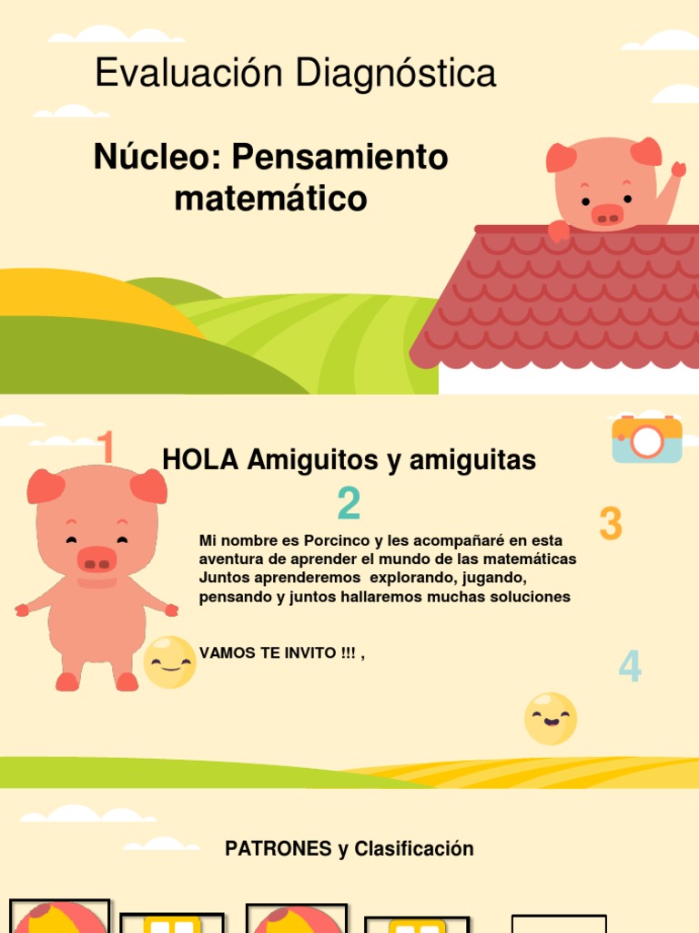 DIagnostico Pensamiento Matematico Prekinder | PDF | Juguetes