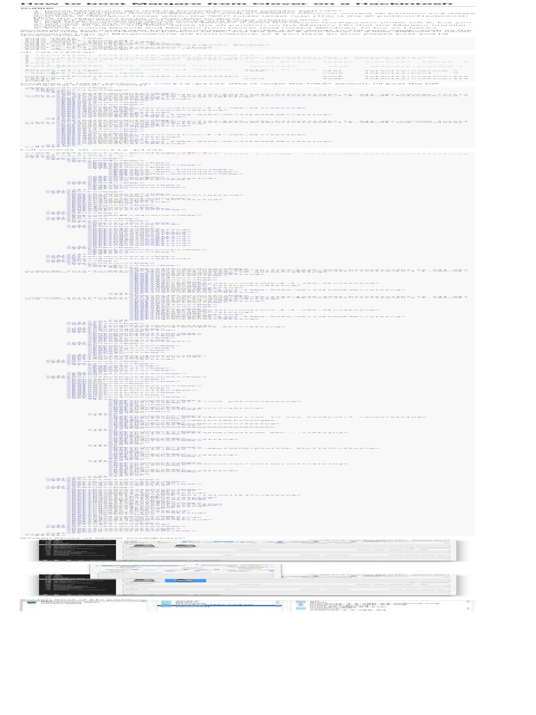 Configuring Clover Bootloader to Dual Boot Manjaro Linux and macOS from a Hackintosh | PDF ...