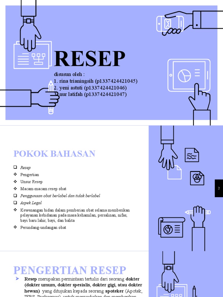 Kel.14 Farmako - RESEP | PDF
