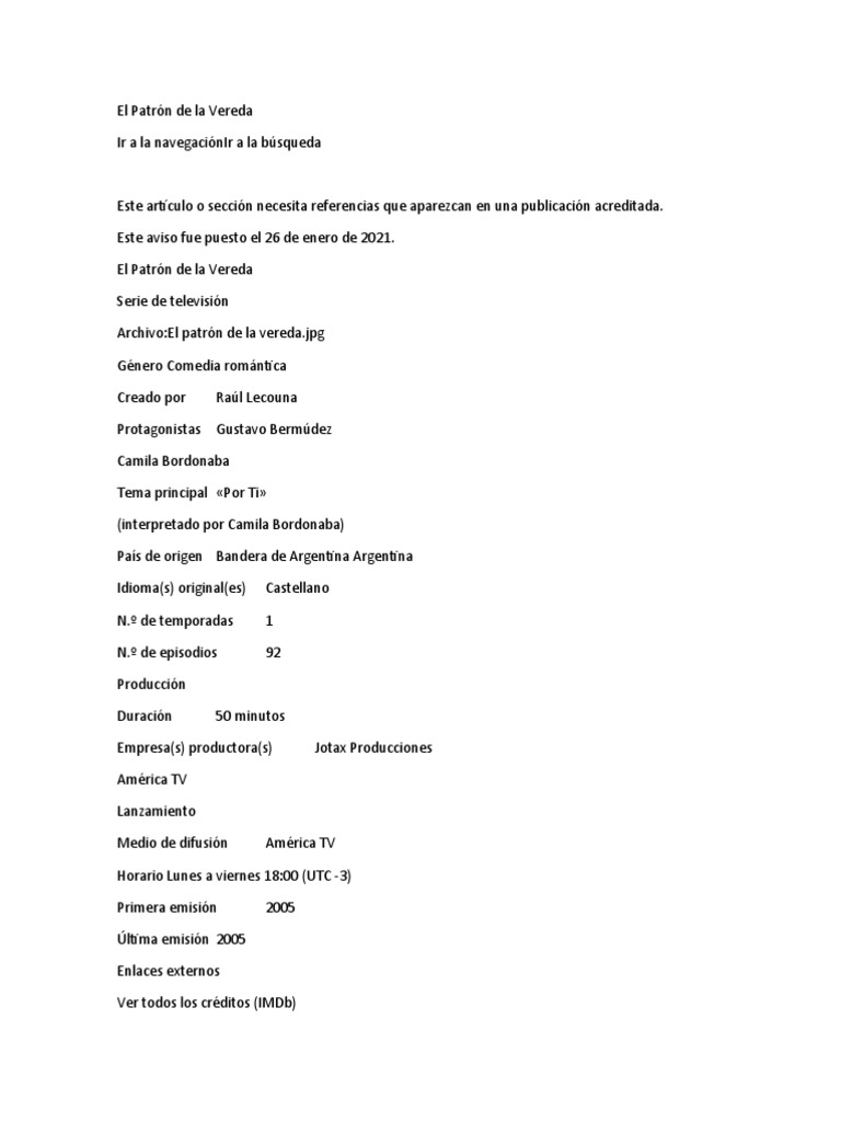 El Patron | PDF