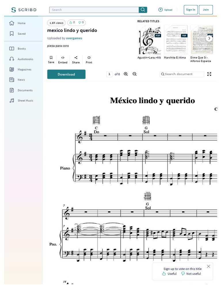 México Lindo y México Lindo y Querido Querido | PDF