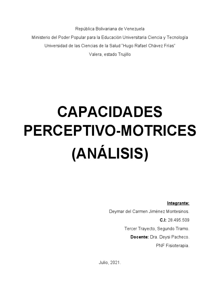 Analisis de Las Capacidades Perceptivo-Motrices-Desktop-Lrmubsa | PDF ...