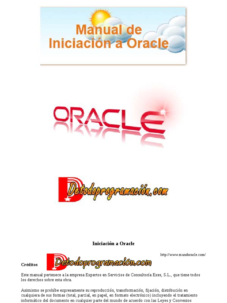 2 - Manual de Iniciación A Oracle Conceptos para El Estudiante | PDF | SQL | Pl / Sql