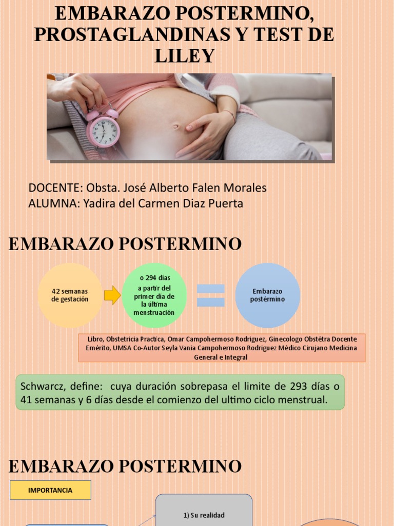 Embarazo Postermino | PDF | El embarazo | Parto