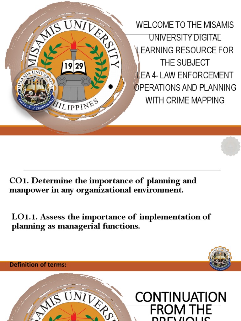 MODULE 1.1 Continuation | PDF | Goal | Strategic Planning