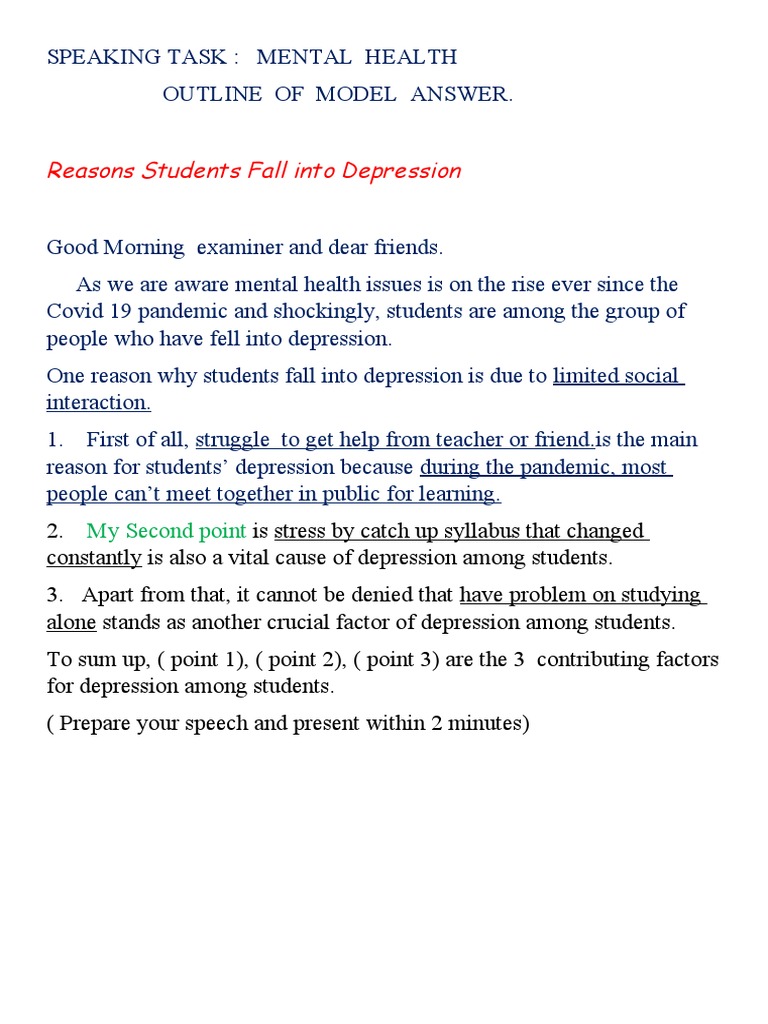 Muet Speaking Test | PDF