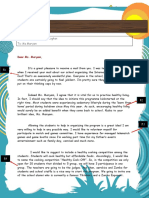 MUET Writing Email Sample | PDF | Human Communication