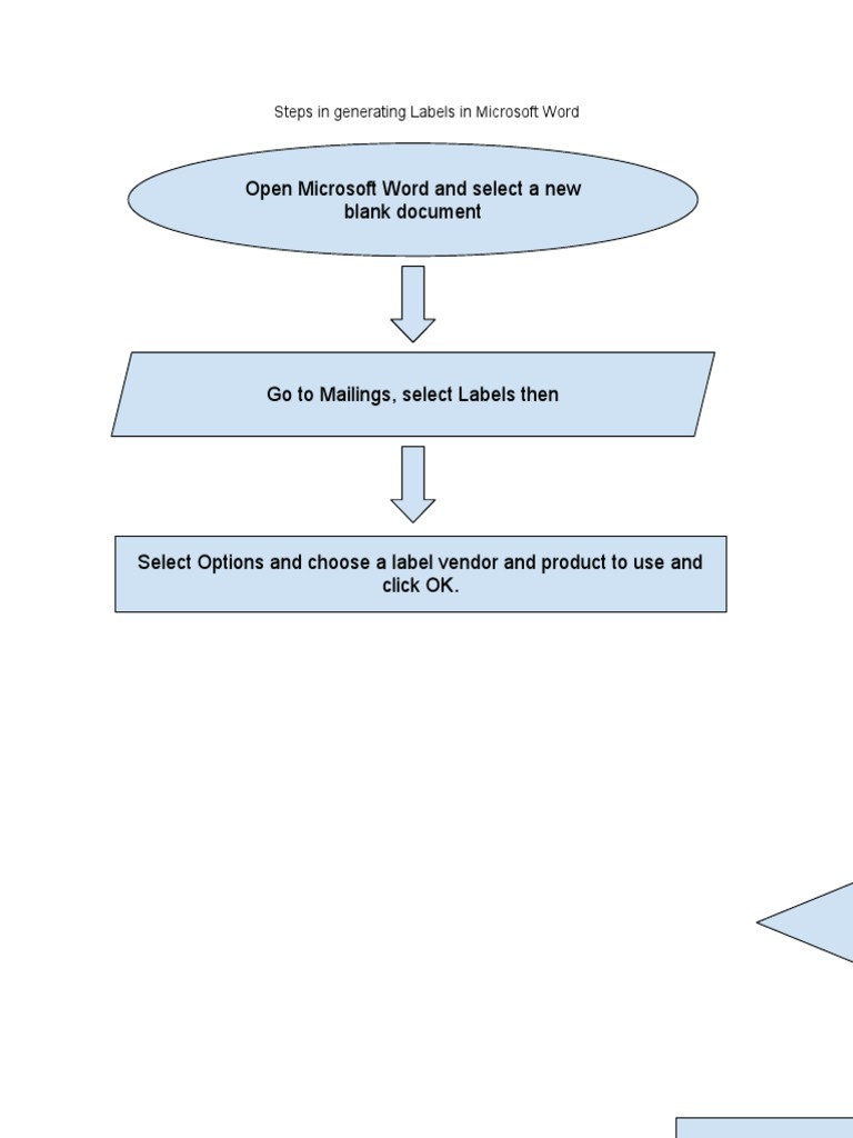 Generate Labels in MS Word: Simple Steps | PDF