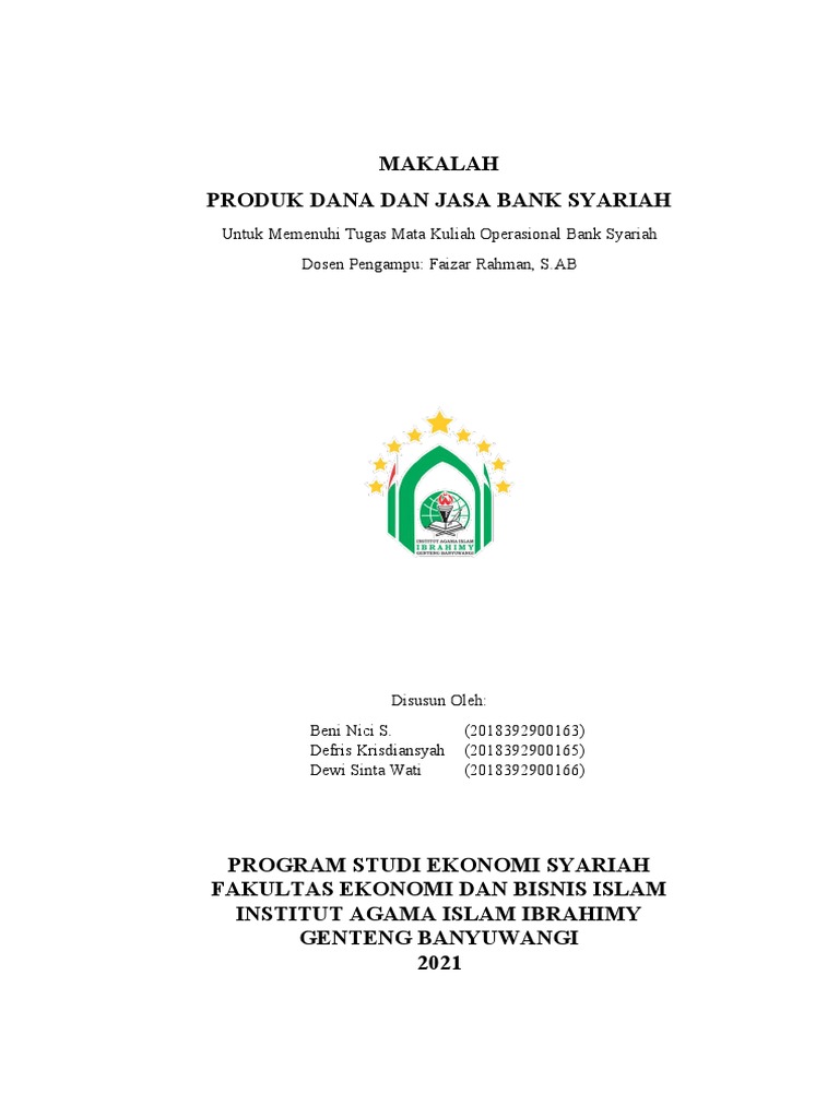 Produk Bank Syariah | PDF | Pengelolaan Keuangan & Uang