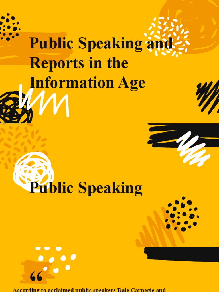 History of Public Speaking Essentials | PDF