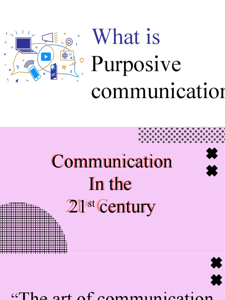 Purposive Communication Models Explained | PDF