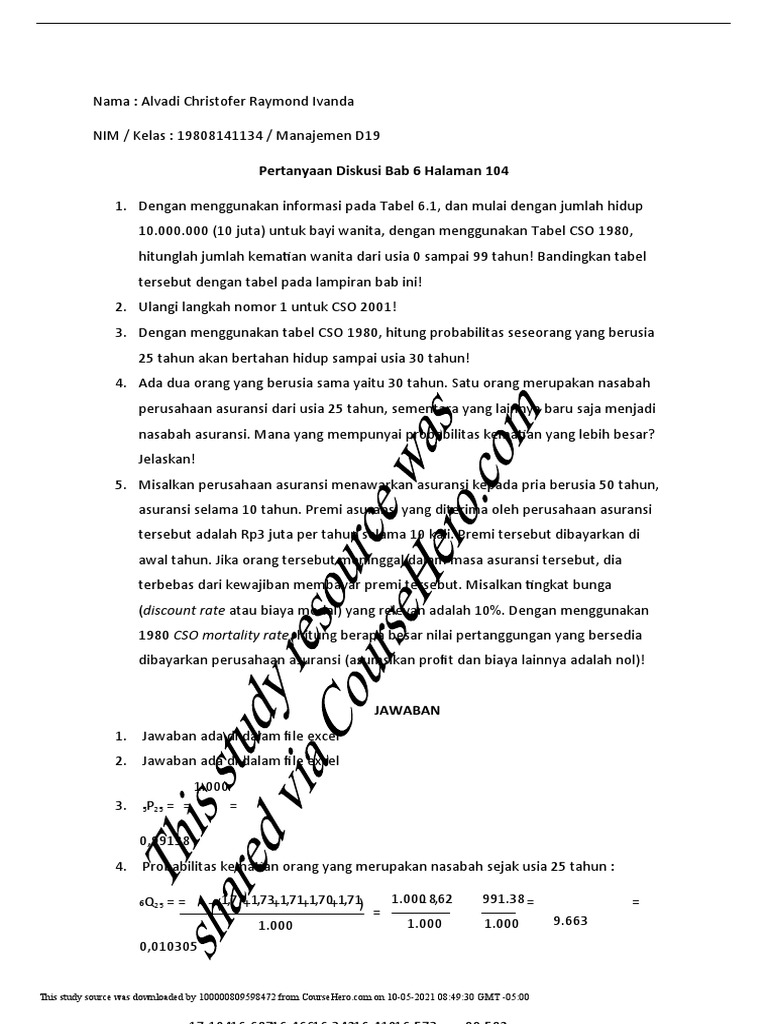 Pertanyaan Diskusi Bab 6 Halaman 104 | PDF | Bisnis | Pengelolaan ...