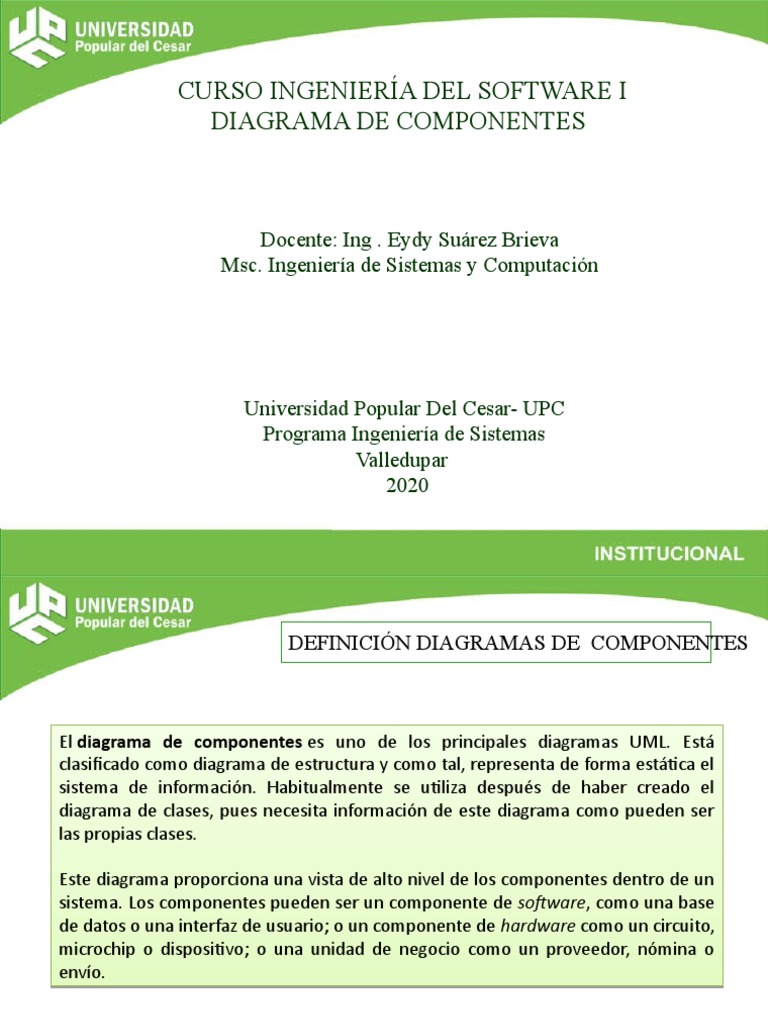 Diagrama de Componentes UML Explicado | PDF | Biblioteca (informática ...