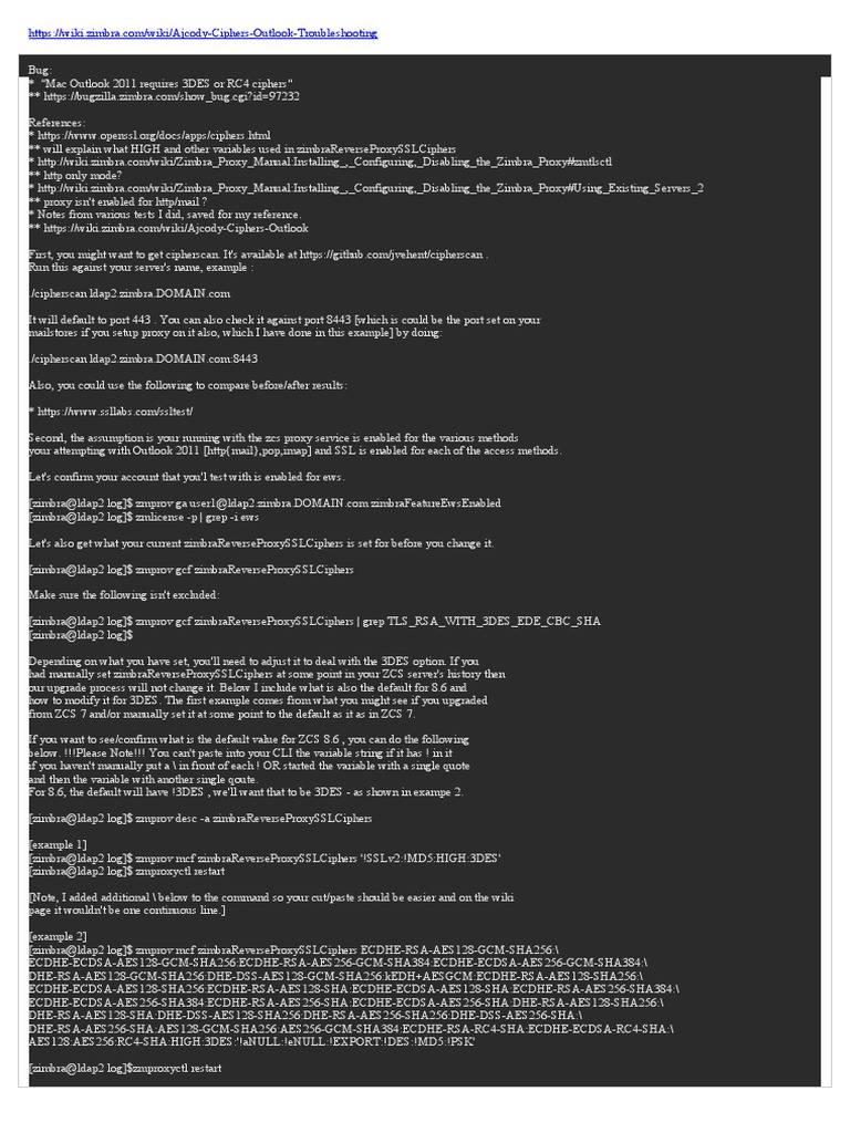 SSL Ciphers | PDF | Transport Layer Security | Proxy Server