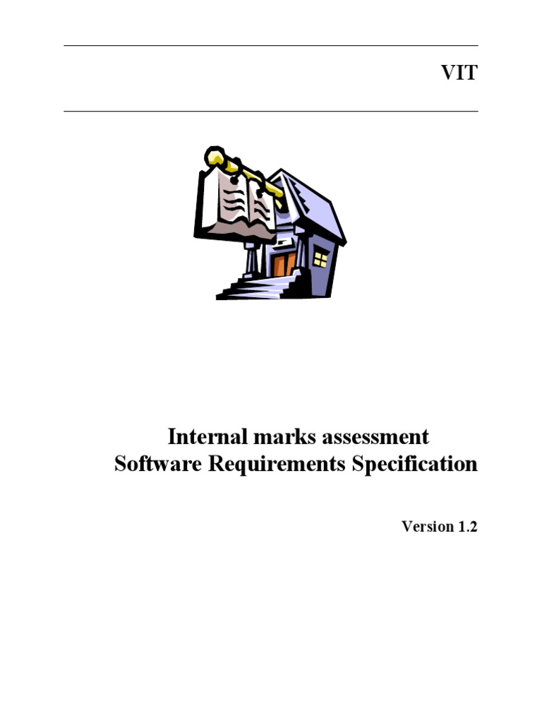 Internal Marks Assessment Software Requirements Specification | PDF ...