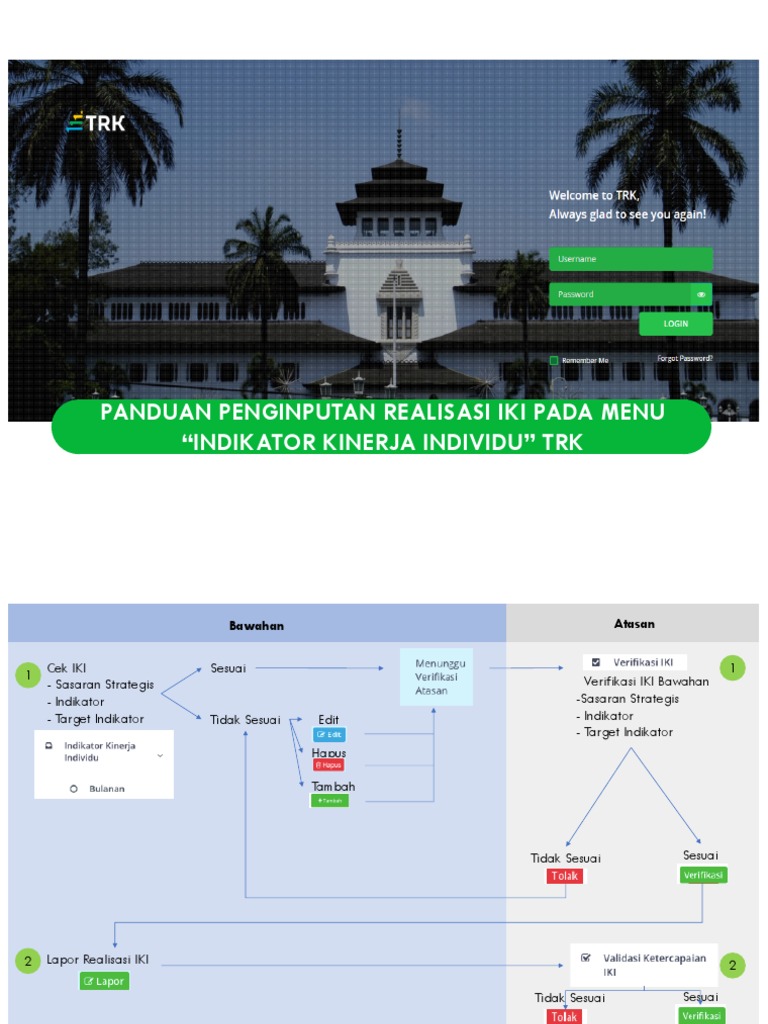 Panduan Penginputan Realisasi IKI Pada TRK | PDF