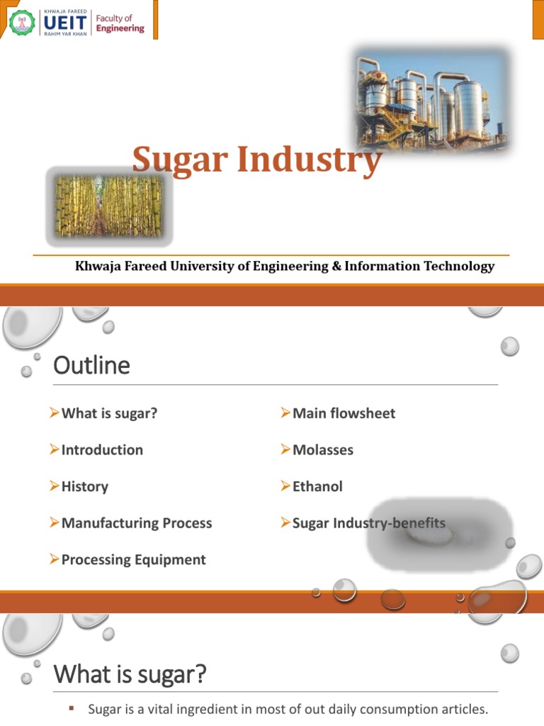 7 Sugar Industry | PDF | Sugarcane | Chemistry