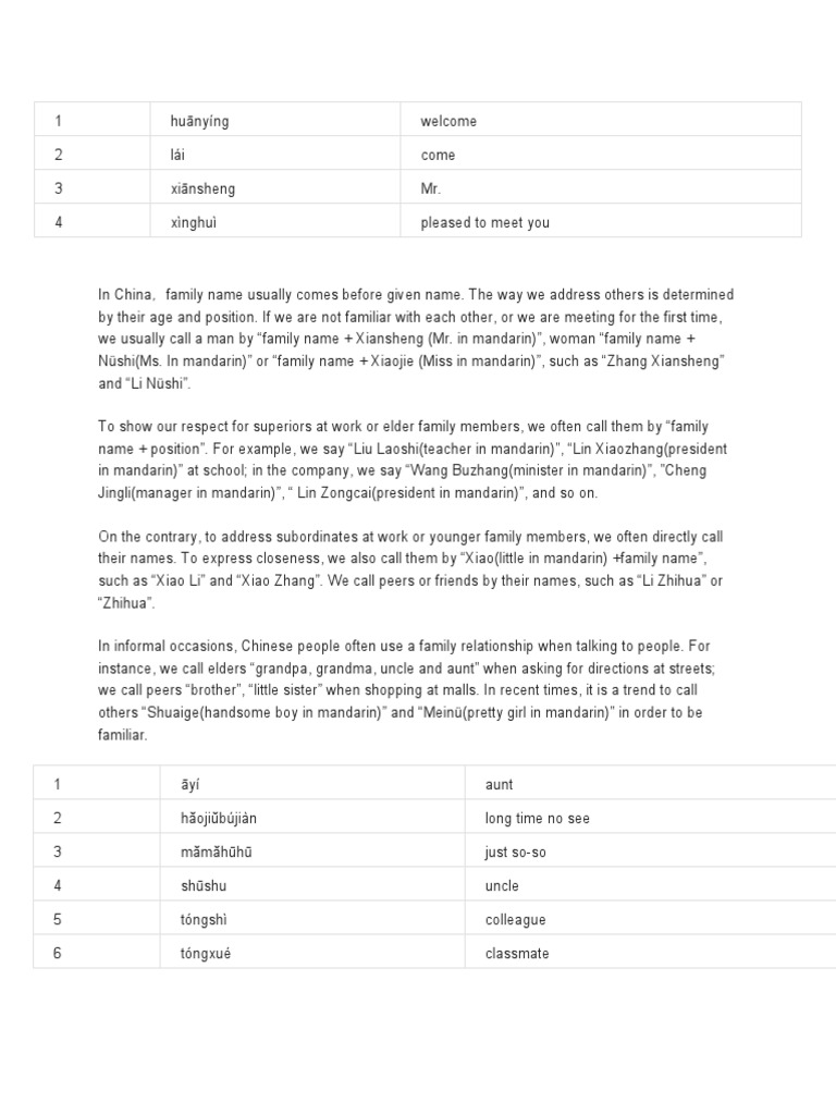 Chinese Notes | PDF | Mandarin Chinese | China