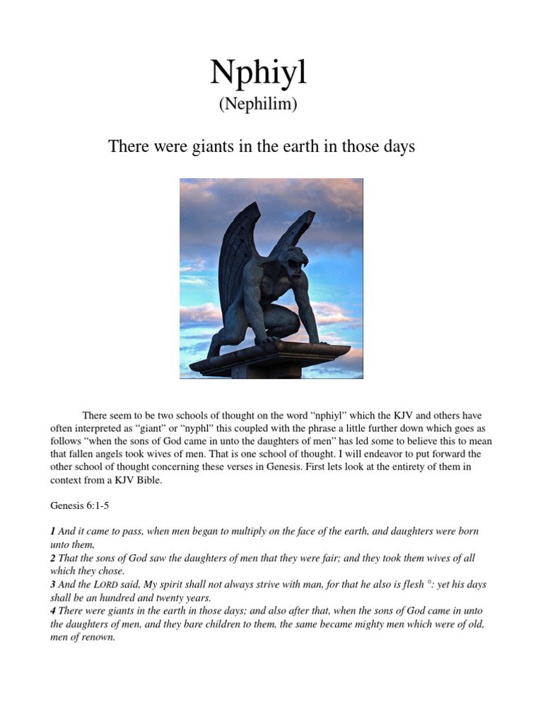 Understanding the Nephilim Giants | PDF | Cain And Abel | Christianity