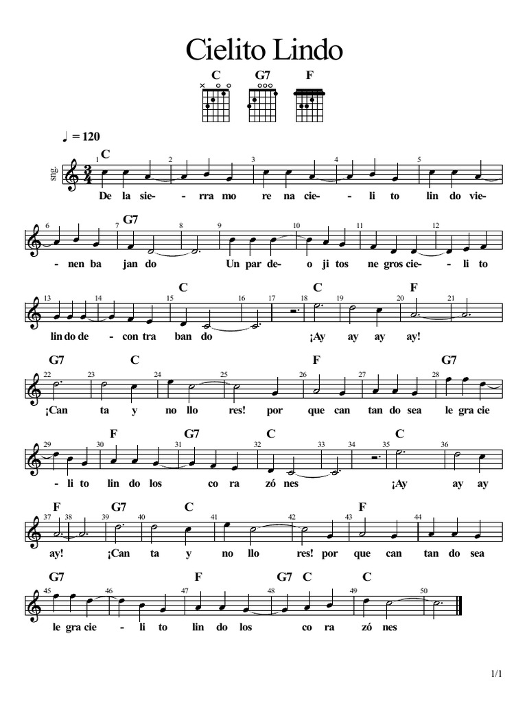 Cielito Lindo | PDF