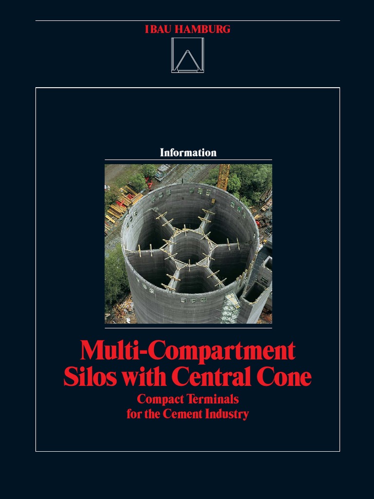 Multi-Compartment Silos With Central Cone: I Bau Hamburg | PDF | Concrete | Stress (Mechanics)