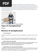 Project About Unemployment in India | PDF | Unemployment | Social Science