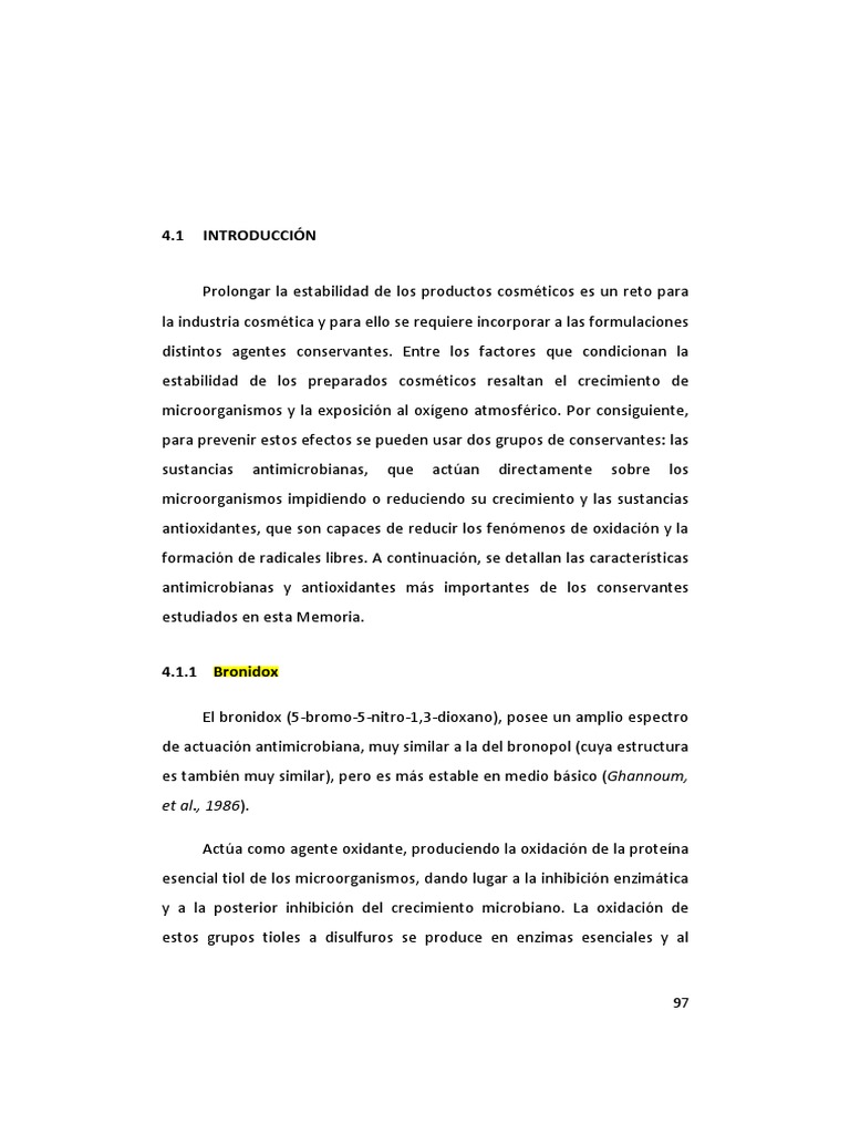Bronidox L | PDF | Inhibidor de la enzima | Formaldehído
