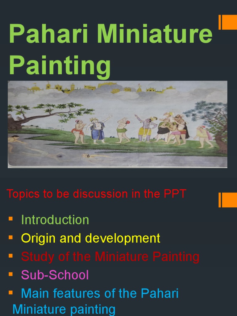 Pahari Miniature Painting Overview | PDF | Art | Religion & Spirituality