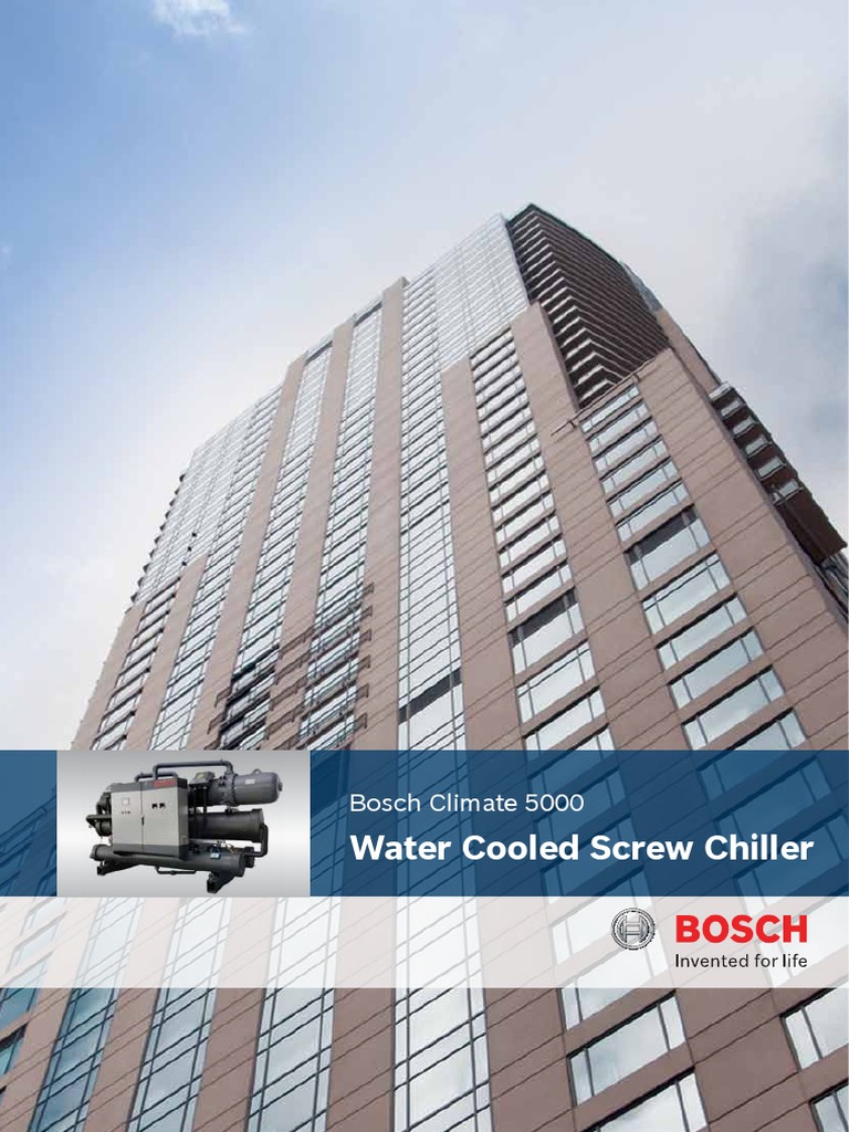 Water Cooled Screw Chiller Brochure Final As 3 As | PDF | Civil ...