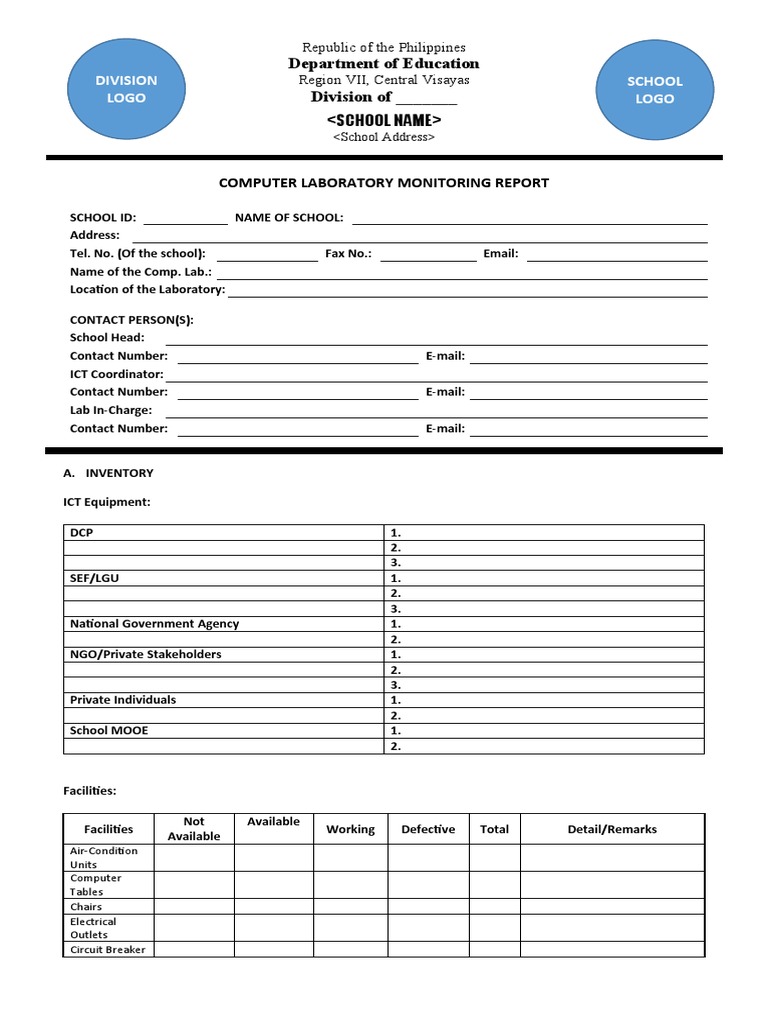 Department of Education Division of | PDF | Laboratories | Computing