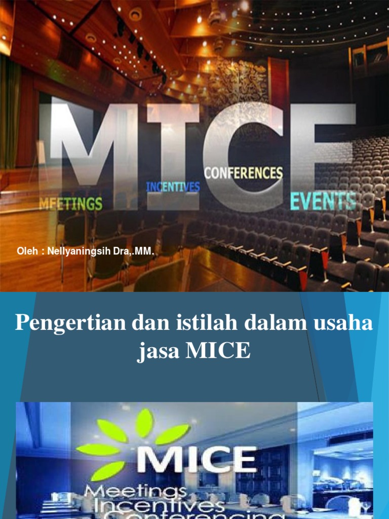 MICE PERTEMUAN 1 (Pengertian Dan Istilah Dalam Usaha Jasa MICE) | PDF