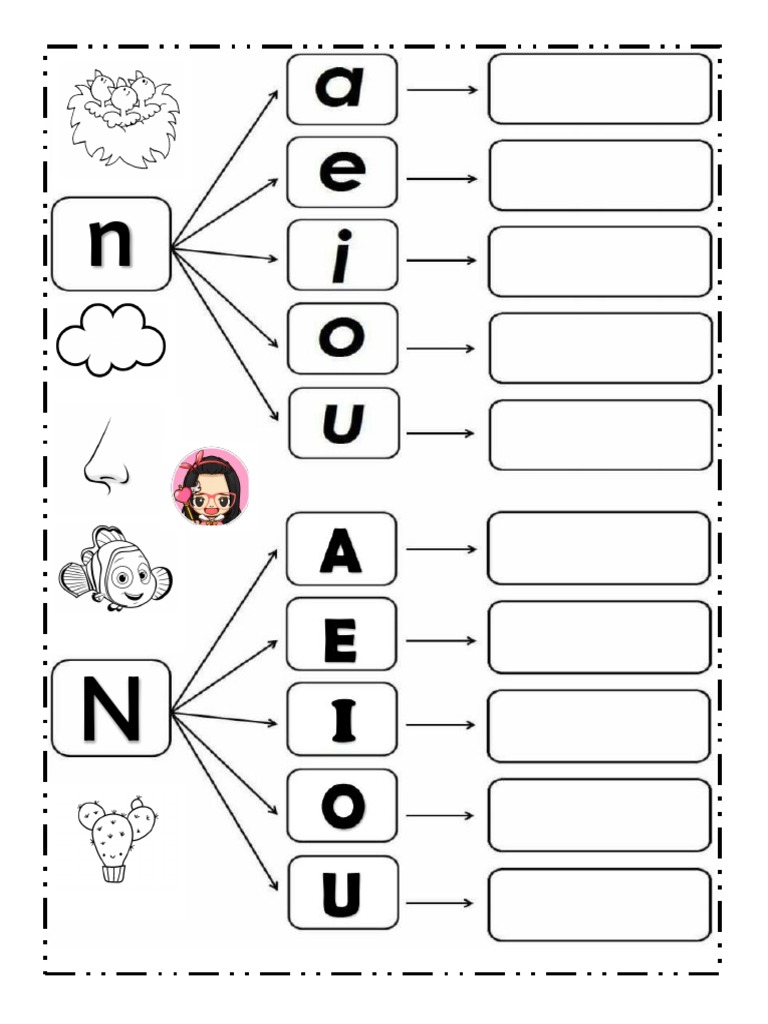 Cuadernillo Letra N | PDF