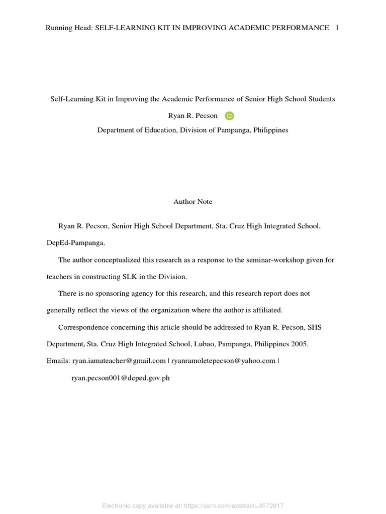 Self Learning KIT | PDF | Tao | P Value